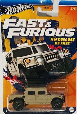Hot Wheels Fast & Furious HW Decades Of Fast Hummer H1 Brown 2024 new ...
