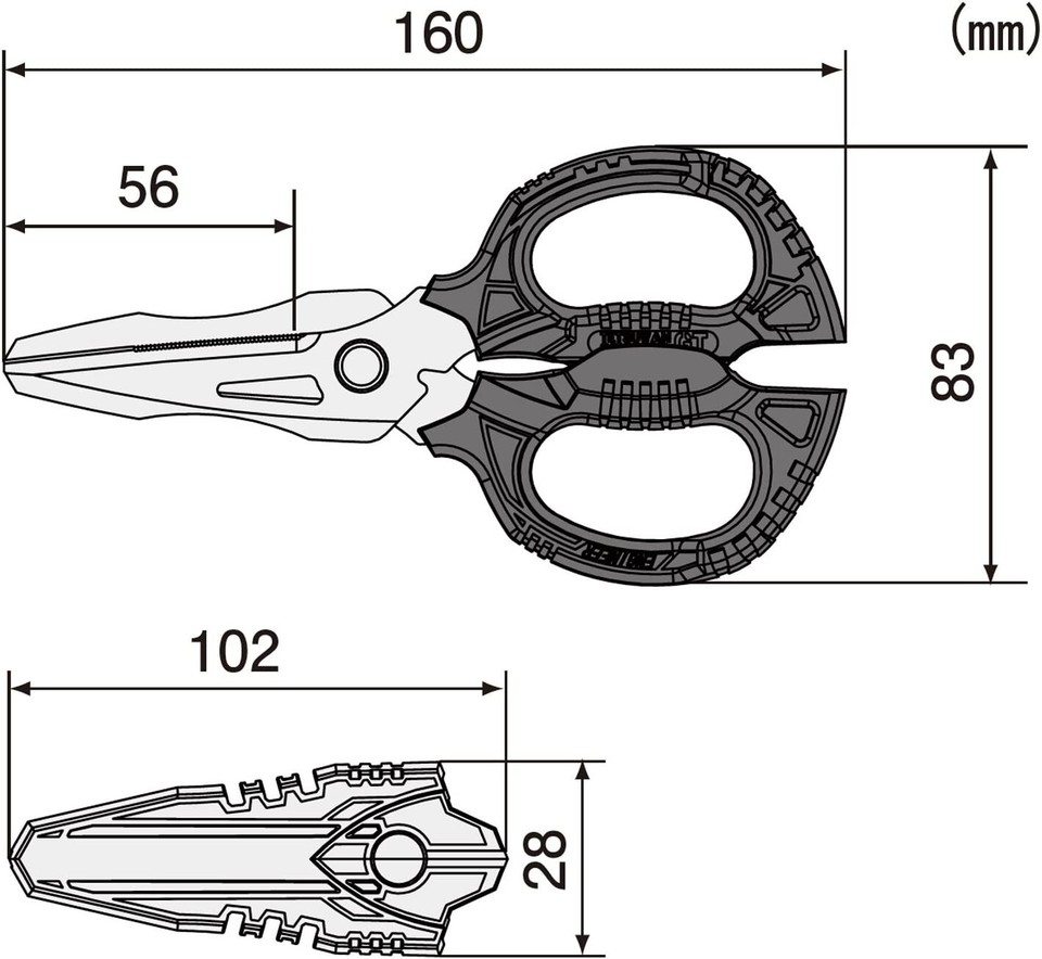 ENGINEER PH-55 Multi-Function 160mm Compact Scissors Electrician ...