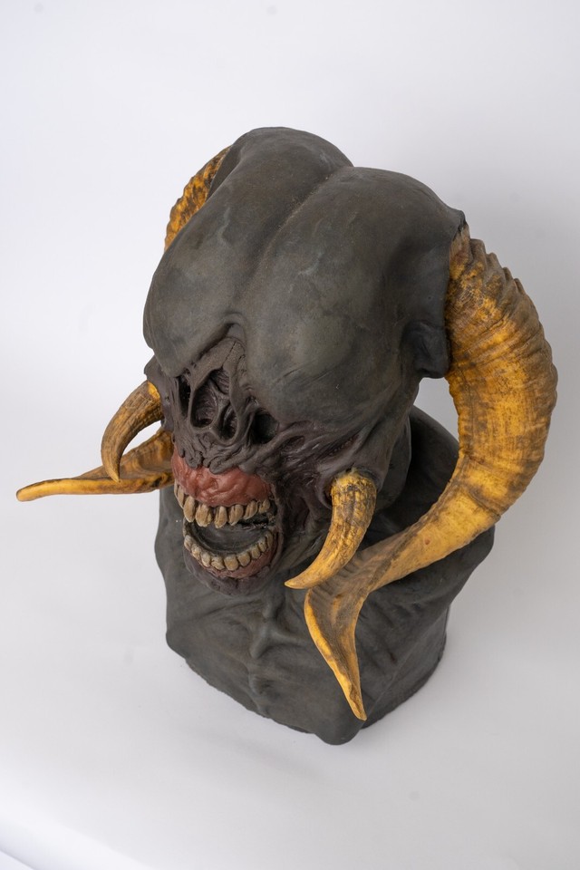 Demon Silicone Full Mask - Immortal Masks Shattered CFX SPFX Halloween ...