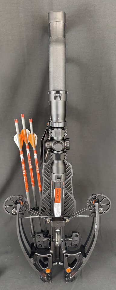 Ravin R10 Crossbow Package Black New 3 Bolts Scope Crank Quiver Ready ...
