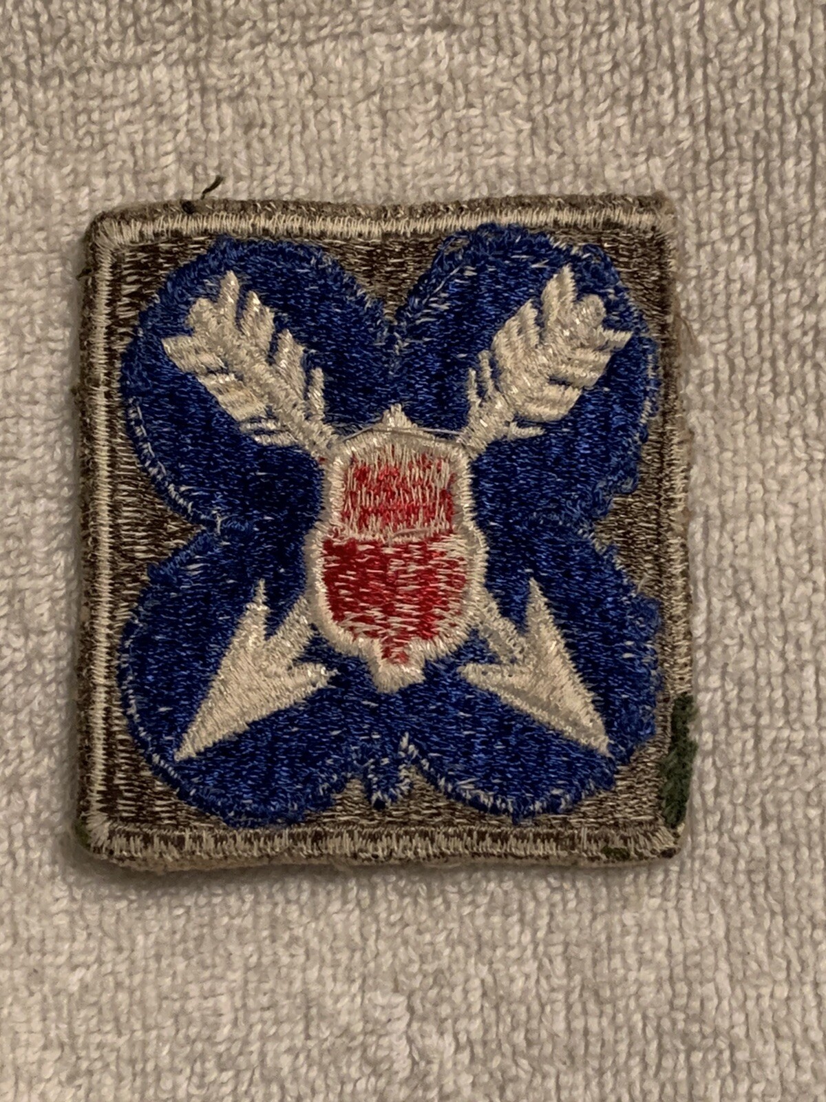 U.S. Army Uniform Patch 21st US Army Corps Blue Clover White Arrows Red ...