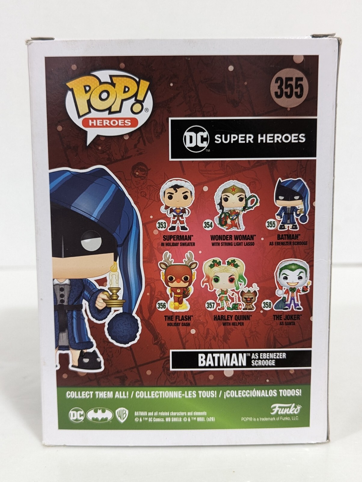 Funko Pop Batman As Ebenezer Scrooge 355 Dc Super Heroes New Ebay