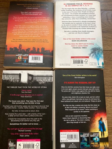 Linwood Barclay * 4 Books Bundle Lie Maker,The Twenty Three, No Time ...