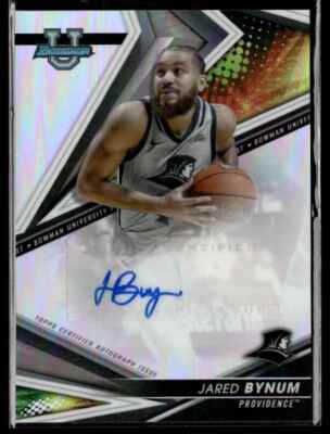 2022-23 Bowman University Best of 2022 Autographs Refractor Jared Bynum ...