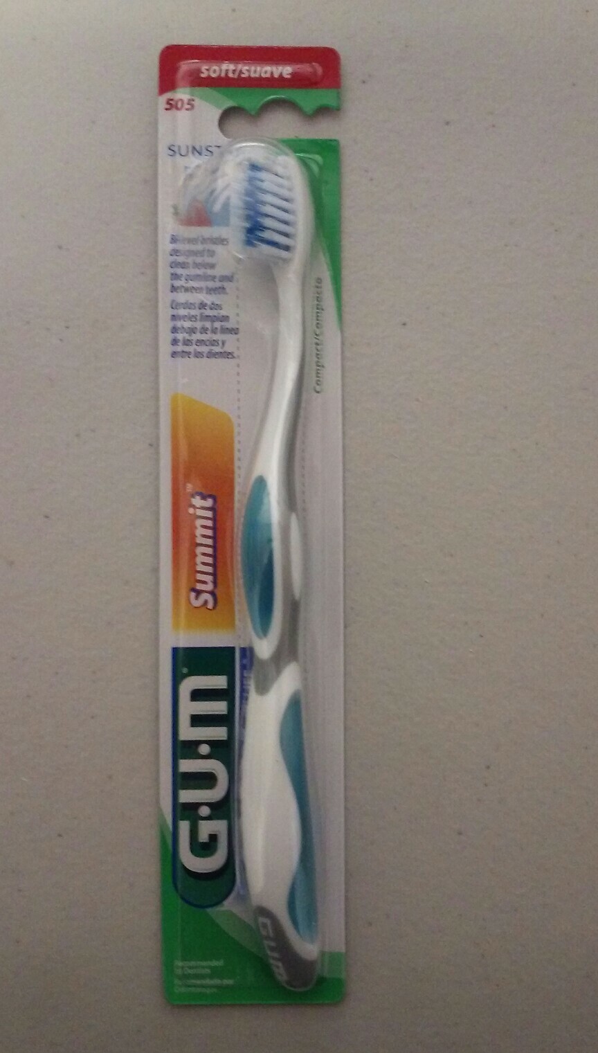 Gum Summit Toothbrushes #505 Soft Compact Head (Pack of 6) | eBay