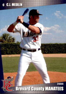 2006 Brevard County Manatees Grandstand #11 C.J. Medlin Broken Aarow ...
