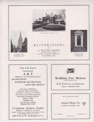 Original 1929 Buick Robbins Fox Motors Print-Ad/ Baltimore/ Montpelier ...