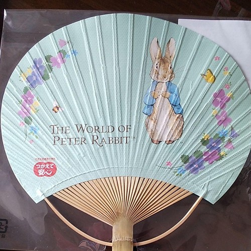 Peter Rabbit Fan, Summer Uchiwa, Handmade, Novelty, Traditional ...