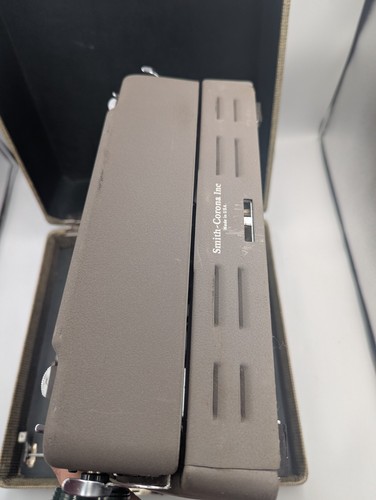 Vintage Smith Corona Clipper Portable Typewriter With Case Tested Works ...