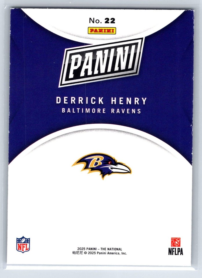 Derrick Henry 2025 NSCC National Silver Pack #22 Diamond Plate Foil | eBay