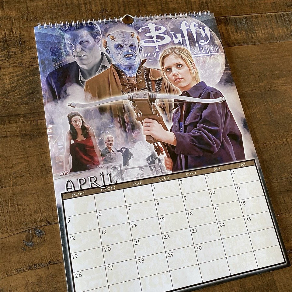 Buffy The Vampire Slayer 2026 Calendar - A3 Size - Original Artwork ...