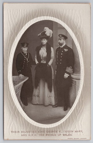 King George V, Queen Mary & Prince of Wales in Naval Uniforms - Torquay ...