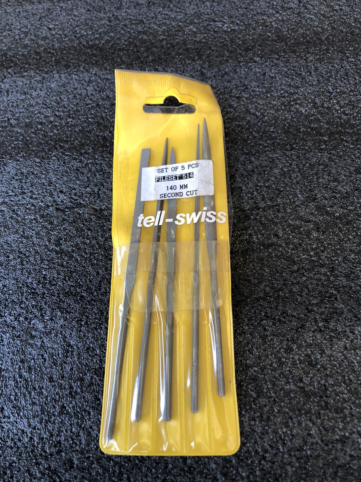 TELL Swiss Needle File 5 piece Set Jewlery Hobby Watchmaker Tool | eBay