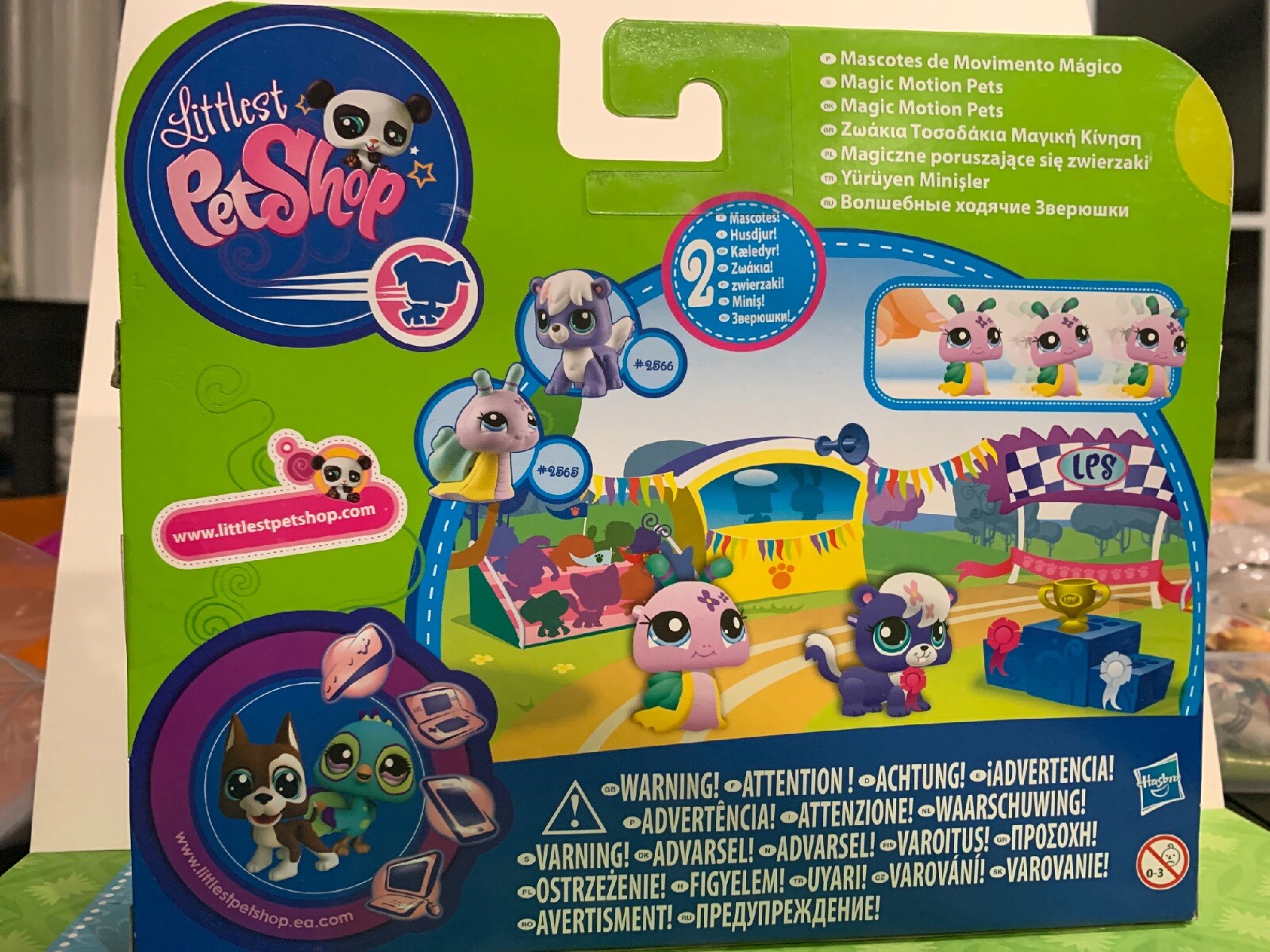 LPS Littlest Pet Shop Walkable VHTF Purple Guinea Pig Mouse & Snail ...