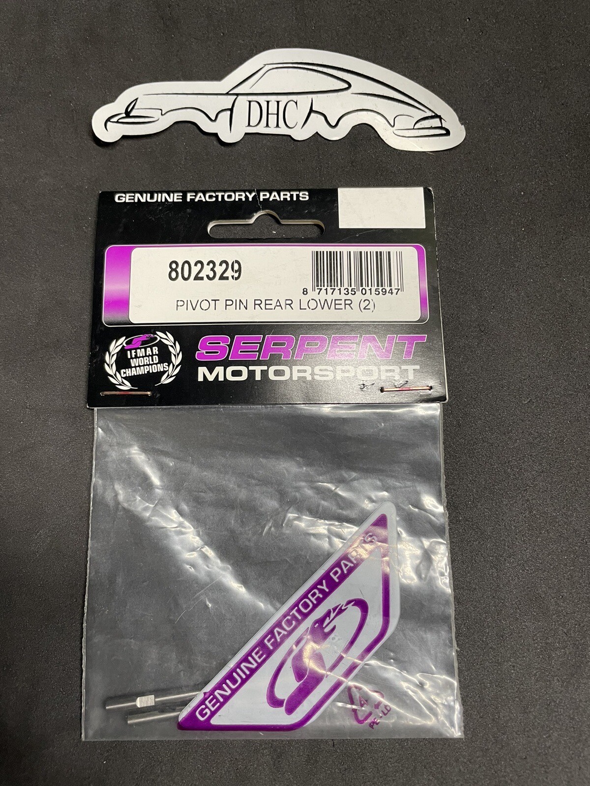 Serpent Vintage RC Car Part # 802329 Pivot Pins Hinge Pins Rear Lower ...