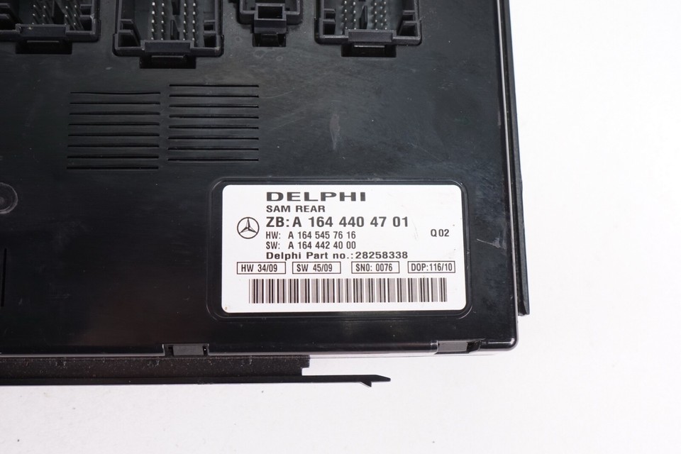 MERCEDES W251 X164 W164 R GL ML SAM Rear Control Module OEM 2006 - 2012 ...
