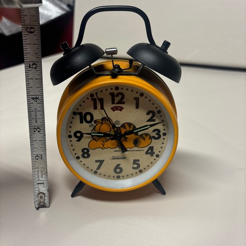 Vintage Sunbeam Giant Garfield Alarm Clock Tested & Works 1978 Model ...
