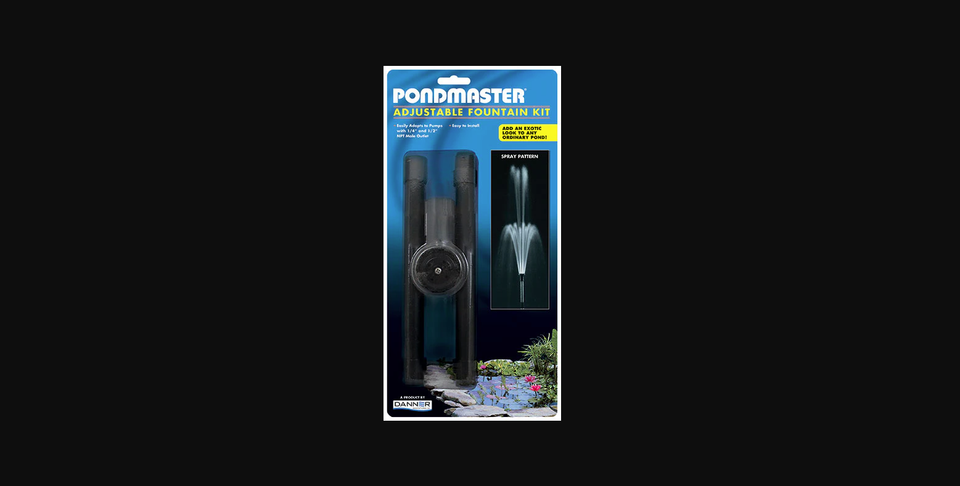 Danner Supreme Pondmaster Fountain Head Kit for Outdoor Koi Pond 02077 ...