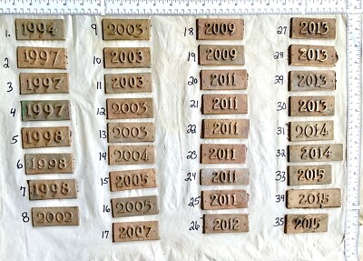 Cast Raw Bronze Date Plates Monuments Headstones Scrolls Artist Plaques ...