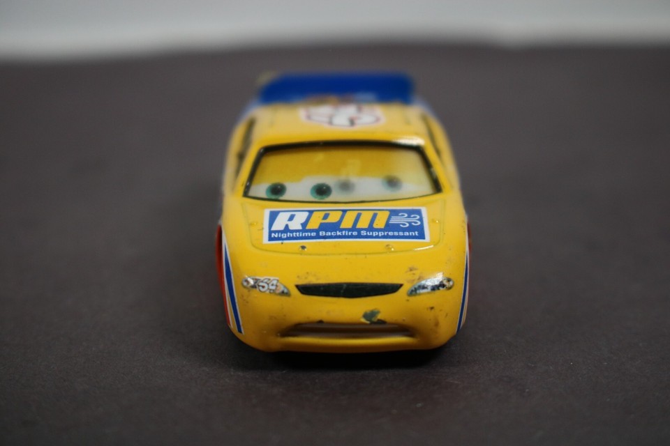 Disney Pixar Cars RPM #64 Lenticular Eyes 1:55 Metal Diecast Toys Car ...