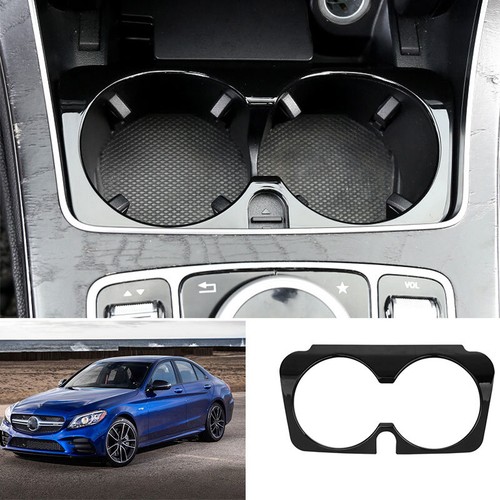 For Benz C-Class C300 C43 2015-2021 Glossy Black Center Console Water ...