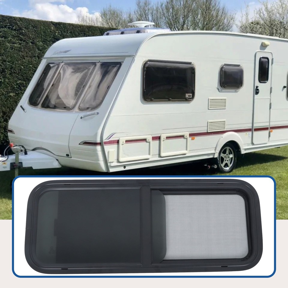 Labwork 36" Width x 15" Height Horizontal Slider RV Window For Cargo ...
