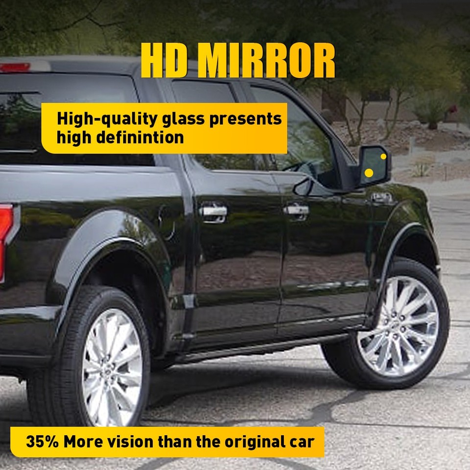 For 2015-2020 FORD Passenger F150 Side Power Mirror Heated with Glass ...