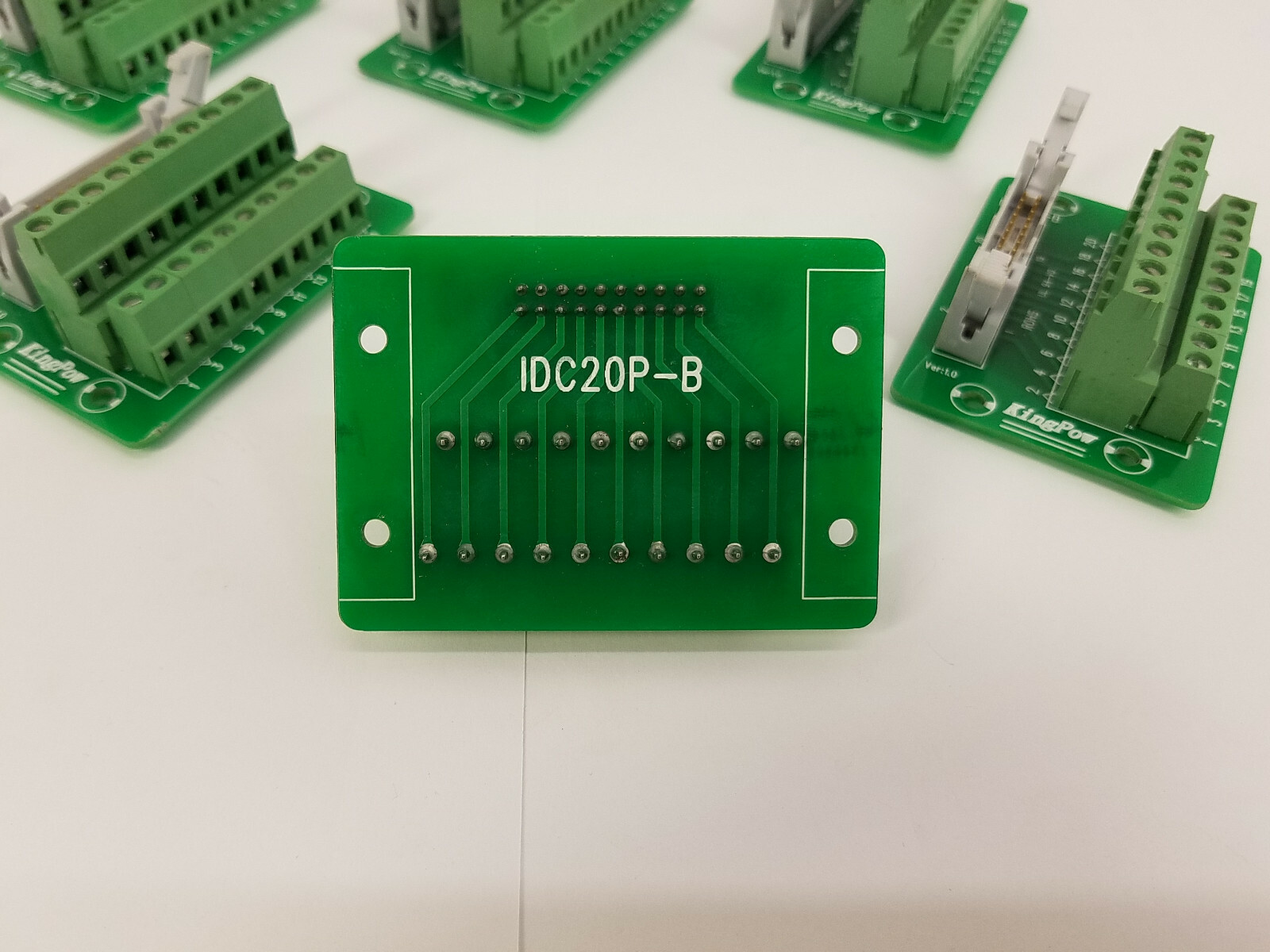 (7) KingPow IDC20P-B Breakout (Male IDE 20 Pin Header to Screw Terminal ...