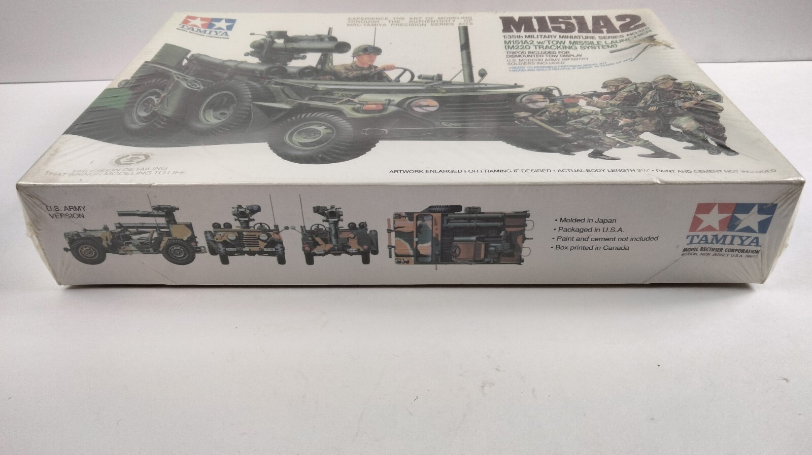 Tamiya 35125 US Army M151A2 & TOW Missile 1/35 Plastic Model Kit ...