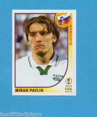 KOREA/JAPAN 2002-PANINI-Figurina n.125- PAVLIN -SLOVENIA-NEW BLUE BACK ...