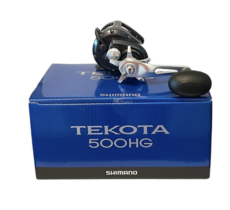 Shimano Tekota 500HG Round Fishing Reel 6.3:1 TEK500HGA Tekota A 500HGA ...