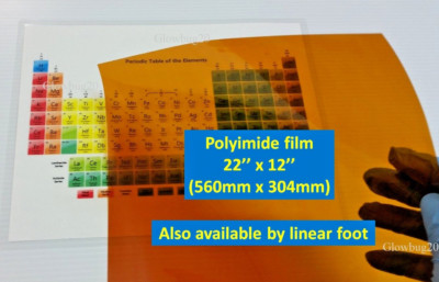 Heat resistant film Heat Resistant Sheet Polyimide Kapton Film -EXTRA ...