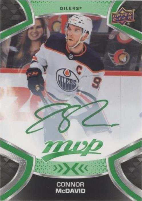 2021-22 Upper Deck MVP - Connor McDavid #220 Green Script for sale ...