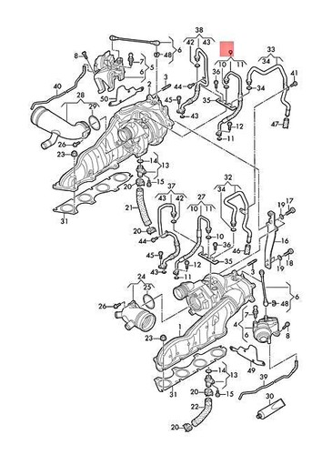 Genuine AUDI A6 Avant S6 quattro A7 Sportback A8 S8 audi Oil Pipe ...
