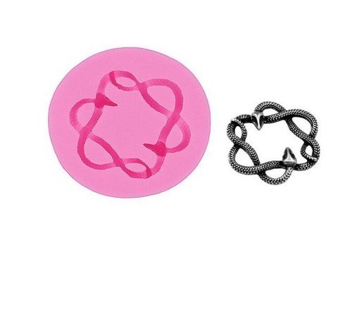 Twin Snake Silicone Cake Molds Chocolate Snakes Decorative Mold Baking ...