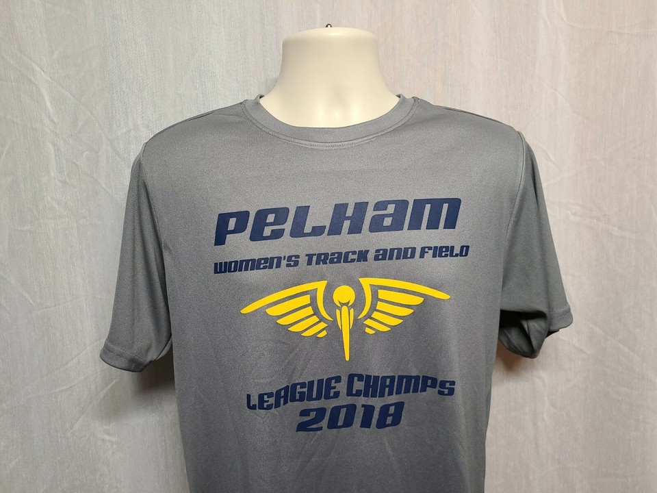 2018 Pelham Womens Track and Field League Champs Adult Small Gray ...