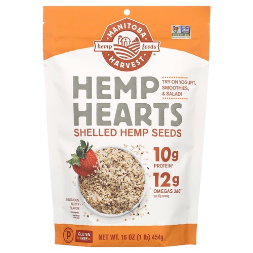 Hemp Hearts 16 oz, Hemp Seeds, Vegan, Kosher, sports-nutrition-protein ...