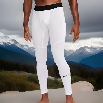 Nike Pro Men Fitness Tights Side media Pocket compression Fb7950 fb7952 ...