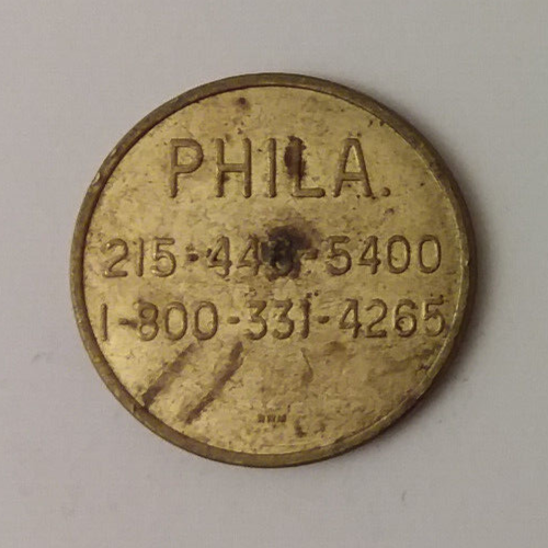 Philadelphia Pennsylvania Parking Token 25mm | eBay