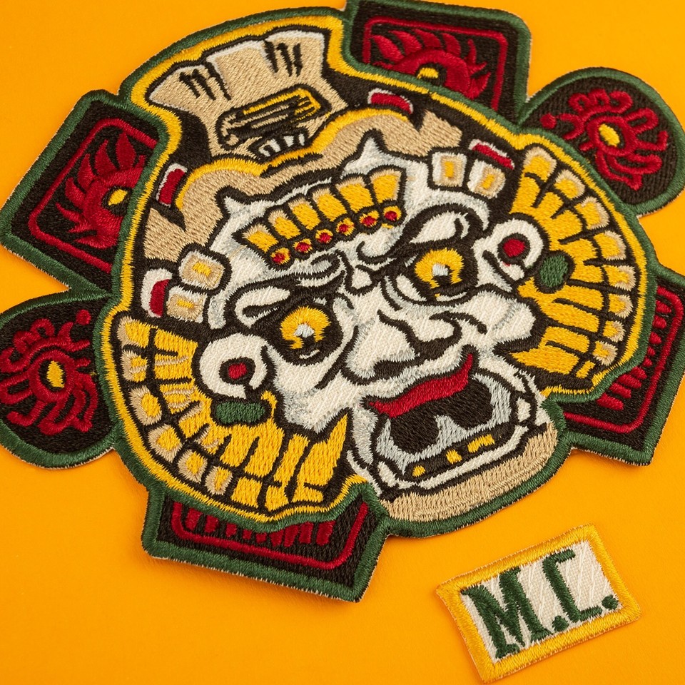 Mayans Southern Cali M.C. Back Patch, Biker Gang Embroidered Emblem, 2 ...