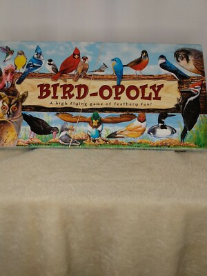 Bird-Opoly (BirdOpoly) Bird Themed Monopoly Game Complete | eBay