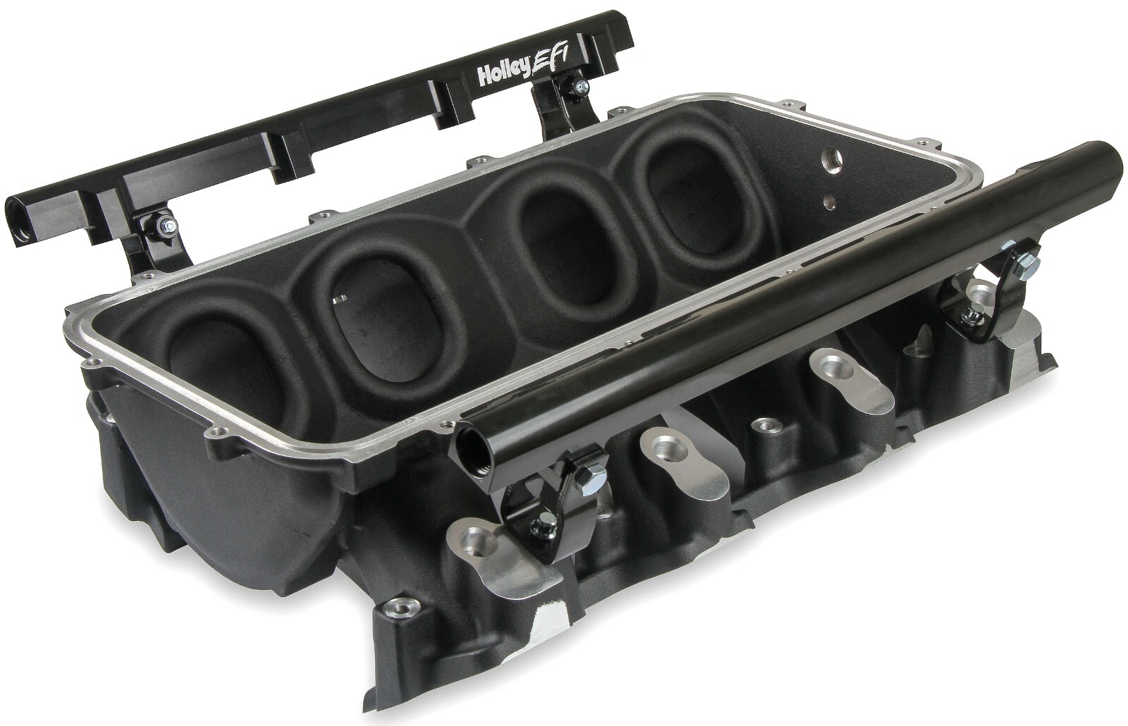 Holley 300-679BK Modular LO-RAM EFI Intake Manifold Kit Black Finish GM ...