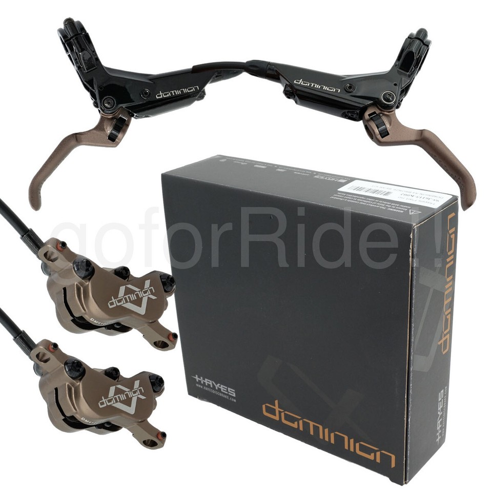 4 Piston Hayes Dominion A4 Bronze Front/Rear Disc Brake KIT for MTB ...