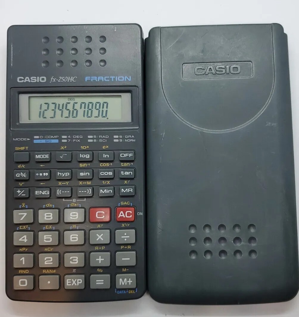 Casio FX-250HC Scientific Calculator with Hard Cover 79767108977| eBay