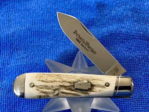 SCHATT & MORGAN QUEEN CUT CO USA GEN ELK STAG (3-1/2”) BOMBER JACK ...