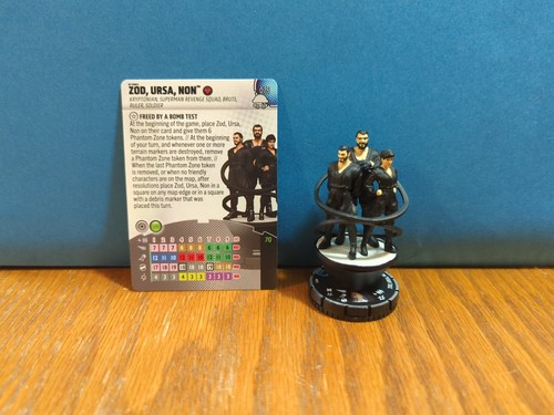 Zod, Ursa, Non DC Notorious Heroclix Ultra Chase #075 with card! | eBay