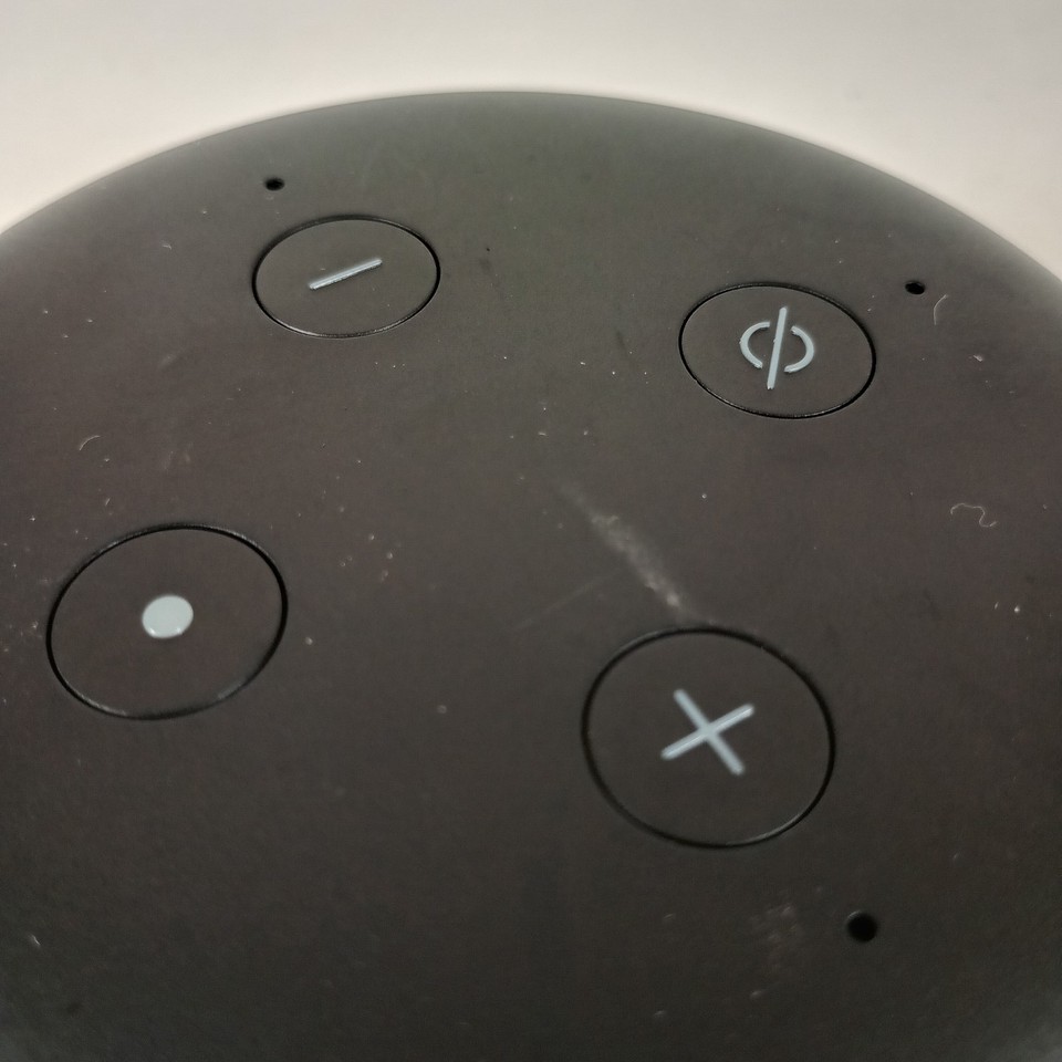 Amazon Alexa Echo Dot 3rd Generation Charcoal Smart Speaker with Power ...