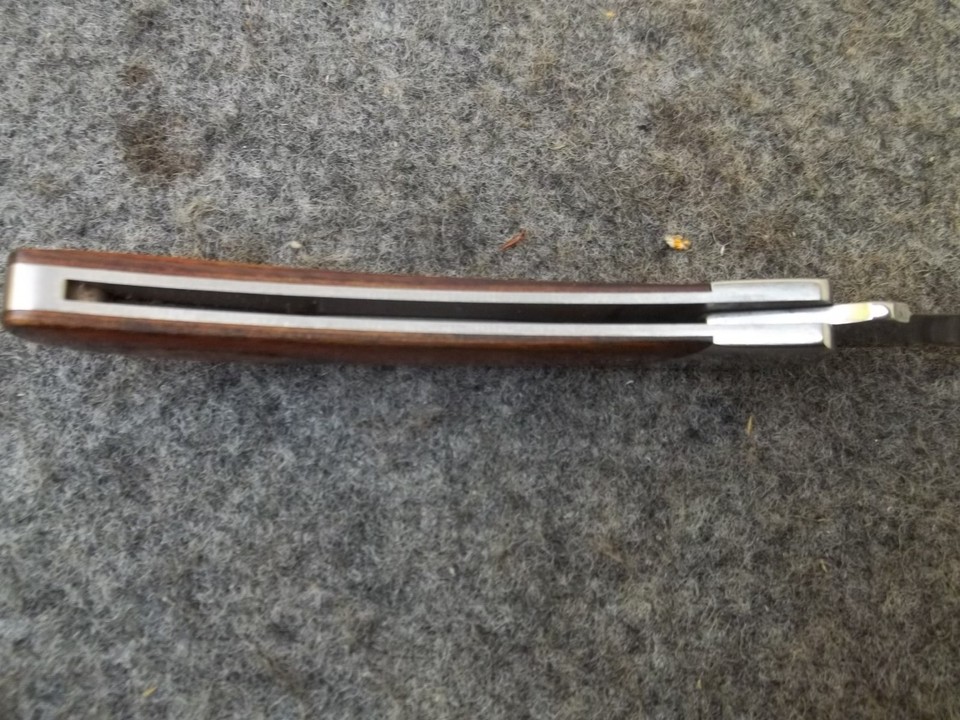 Vintage USA Buck 551 Lock Back Pocket Knife in Sheath King Charles II ...