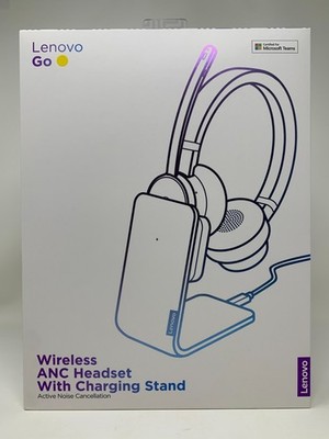 Lenovo Go Wireless ANC Headset with Charging Stand L12WL (4XD1C99222 ...