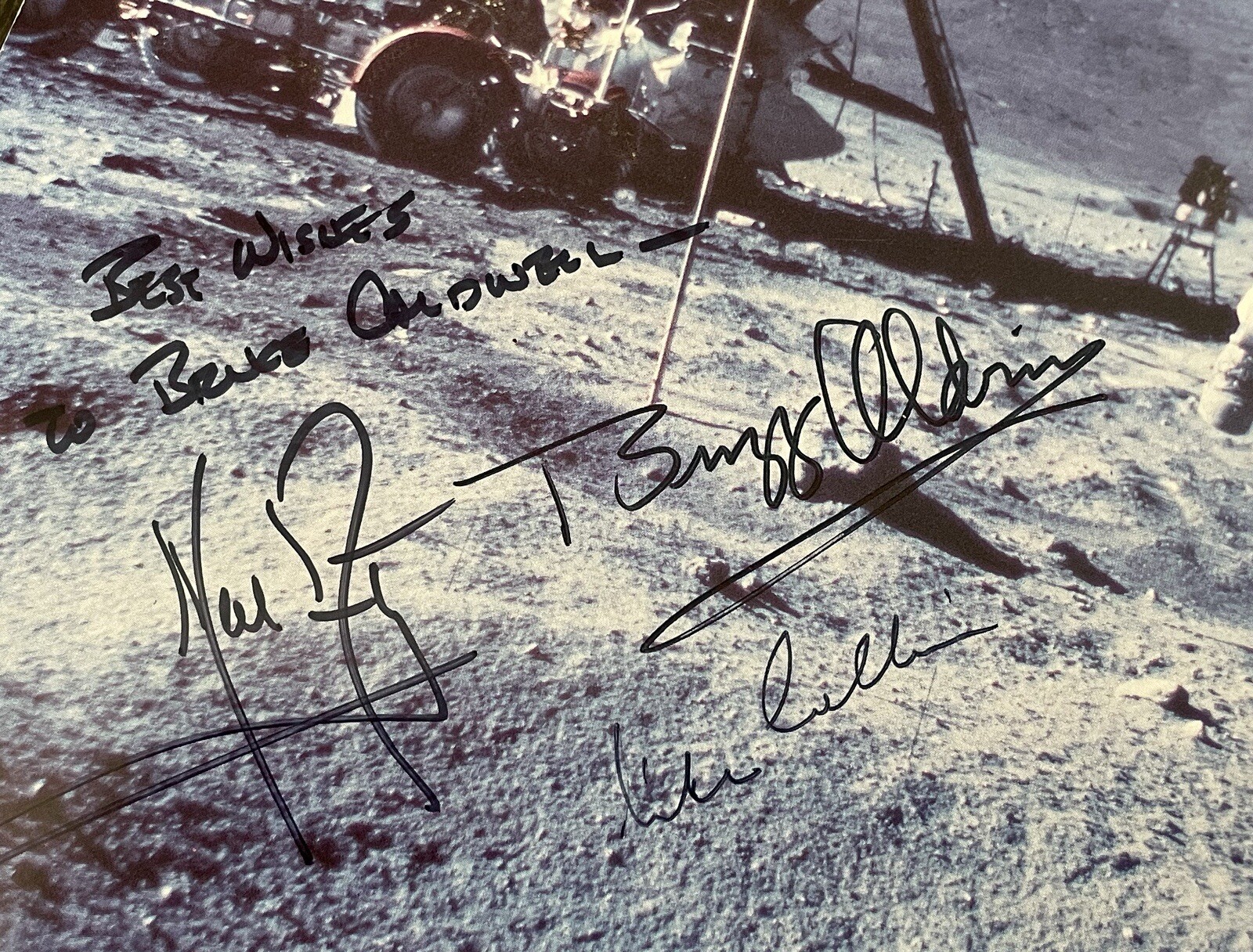 Apollo 11 *Signed* NASA Photo Autograph Neil Armstrong Buzz Aldrin ...
